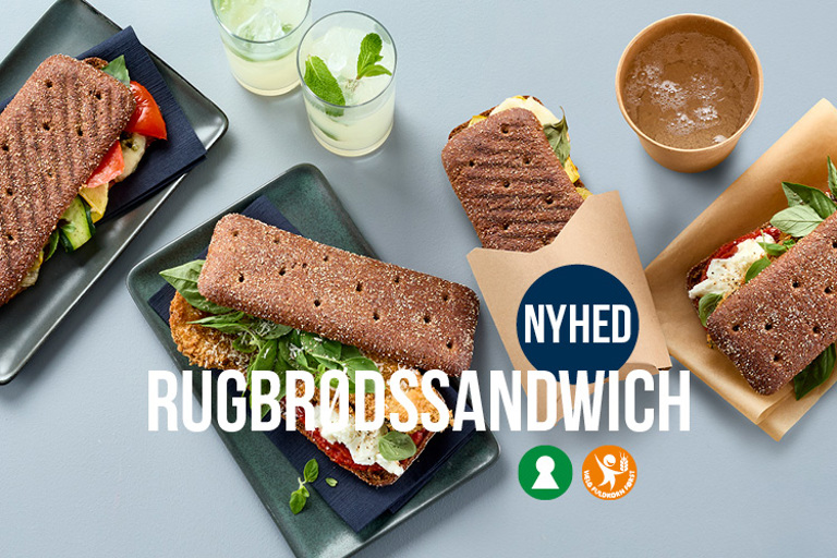 Nyhed Rugbrødssandwich | Schulstad Bakery Solutions